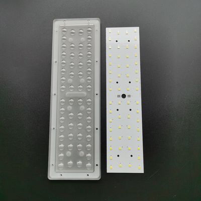 50W SMD 3030 Modul Led Lens , 56 In 1 Led Street Light Lens Optical ...