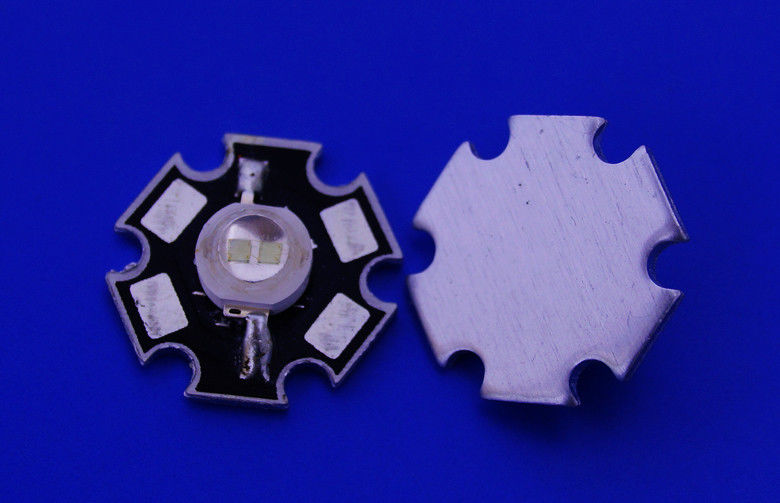 Single 1 watt / 1w High Power Led Light Emitting Diode 520nm With Star PCB