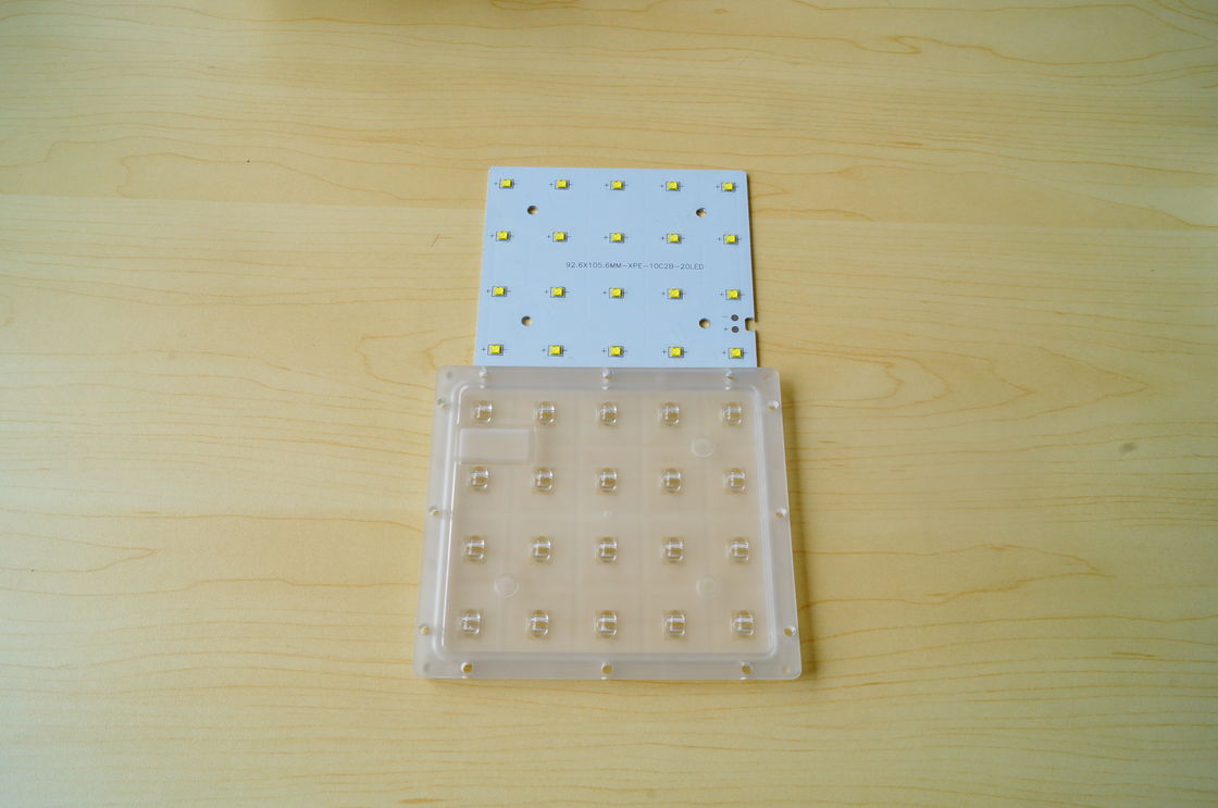 20W Micro Led Lens Array / SMD Led Street Light Module With PCB Board ...