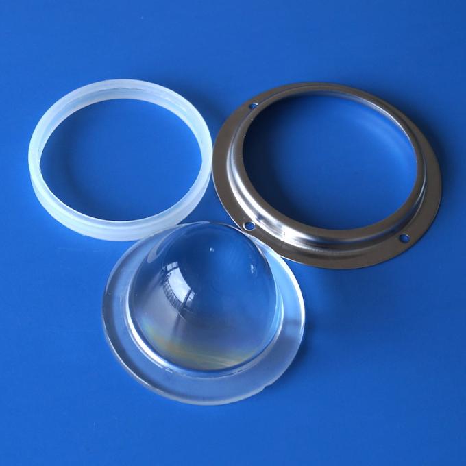 Flashlight Lens Optical Led Glass Lens For High Bay Light , Narrow Angle