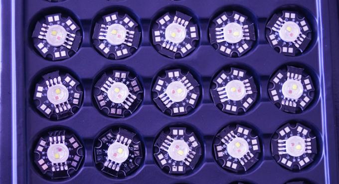 4X3W Epistar LED Chip High Power RGBW Led Diode With Black Star PCB