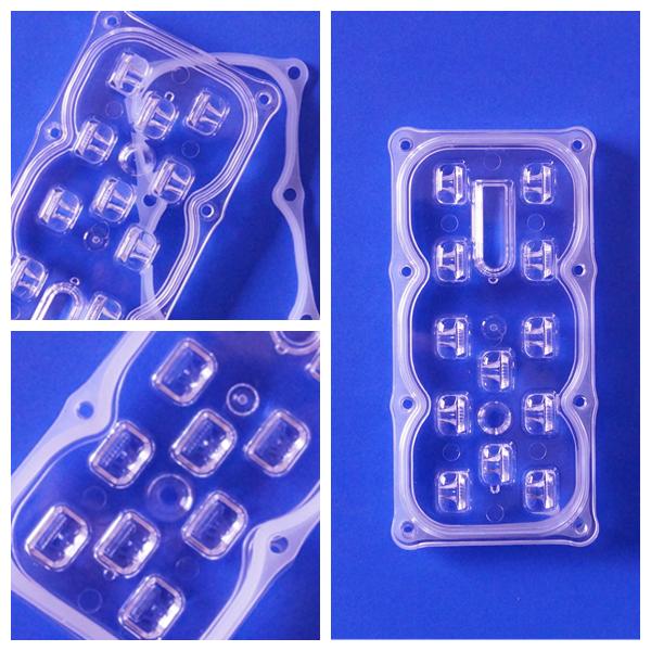 147*72 Degree Angle Power Led Lens 10+2 Led Lens Array For 3030/3535 ...