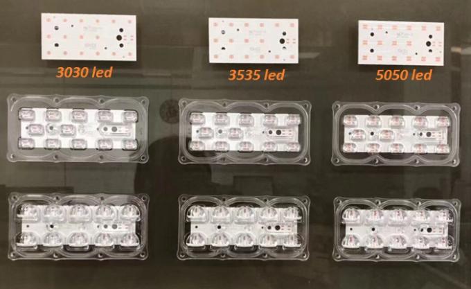 147*72 Degree Angle Power Led Lens 10+2 Led Lens Array For 3030/3535 ...